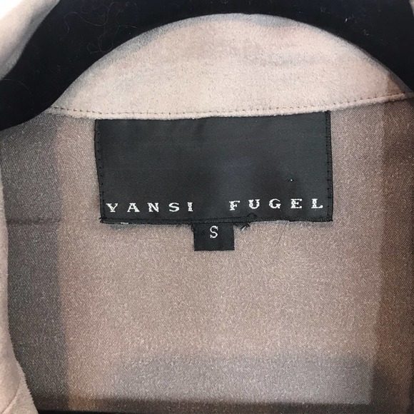 Yansi Fugel | Jackets & Coats | Yansi Fugel Utility Safari Suede Long Jacket S | Poshmark